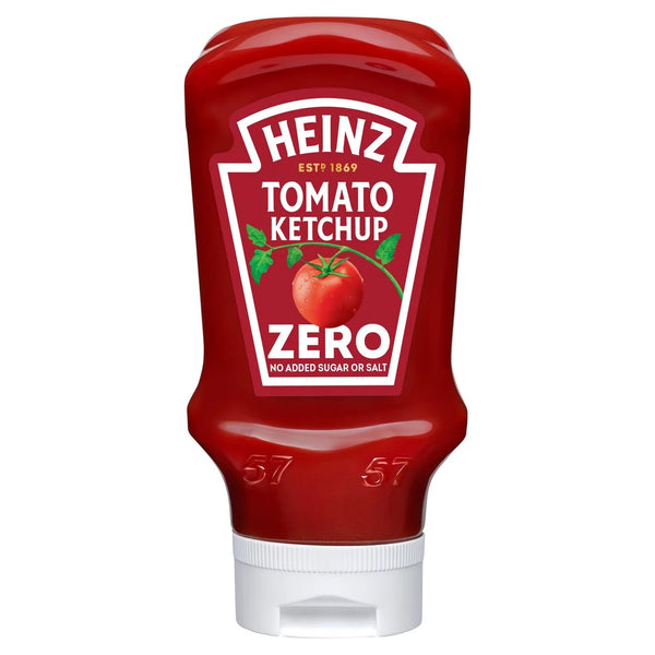 Heinz Tomato Ketchup Zero Added Sugar & Salt 400ml – The Grocery Basket