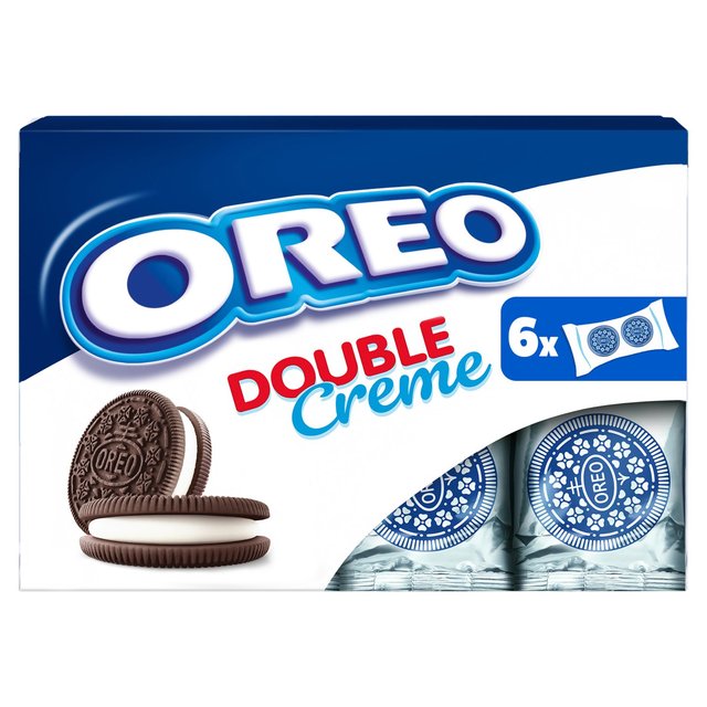 Oreo Double Creme Chocolate Sandwich Biscuit Lunchbox 6 Pack 170g – The ...